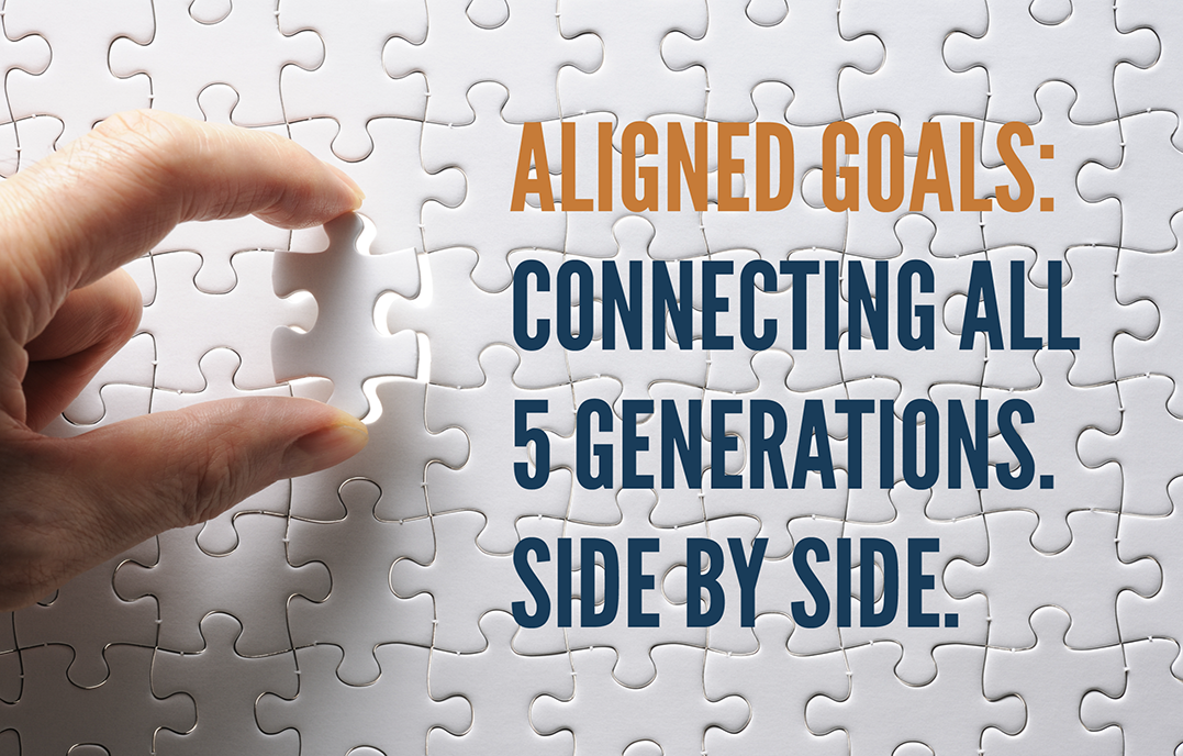 Aligned Goals: Connecting all 5 Generations. Side by Side. | Center for ...